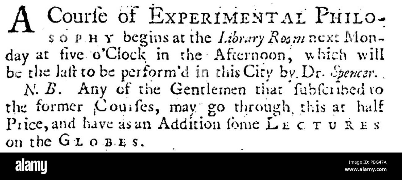 Print advertising 18th century Black and White Stock Photos & Images ...