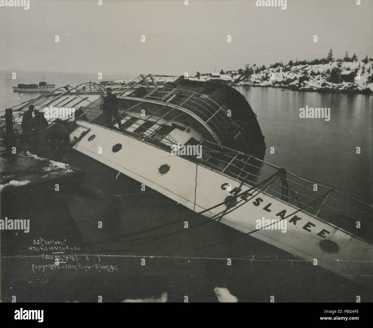 Ss cheslakee wrecked at van anda hi-res stock photography and images ...