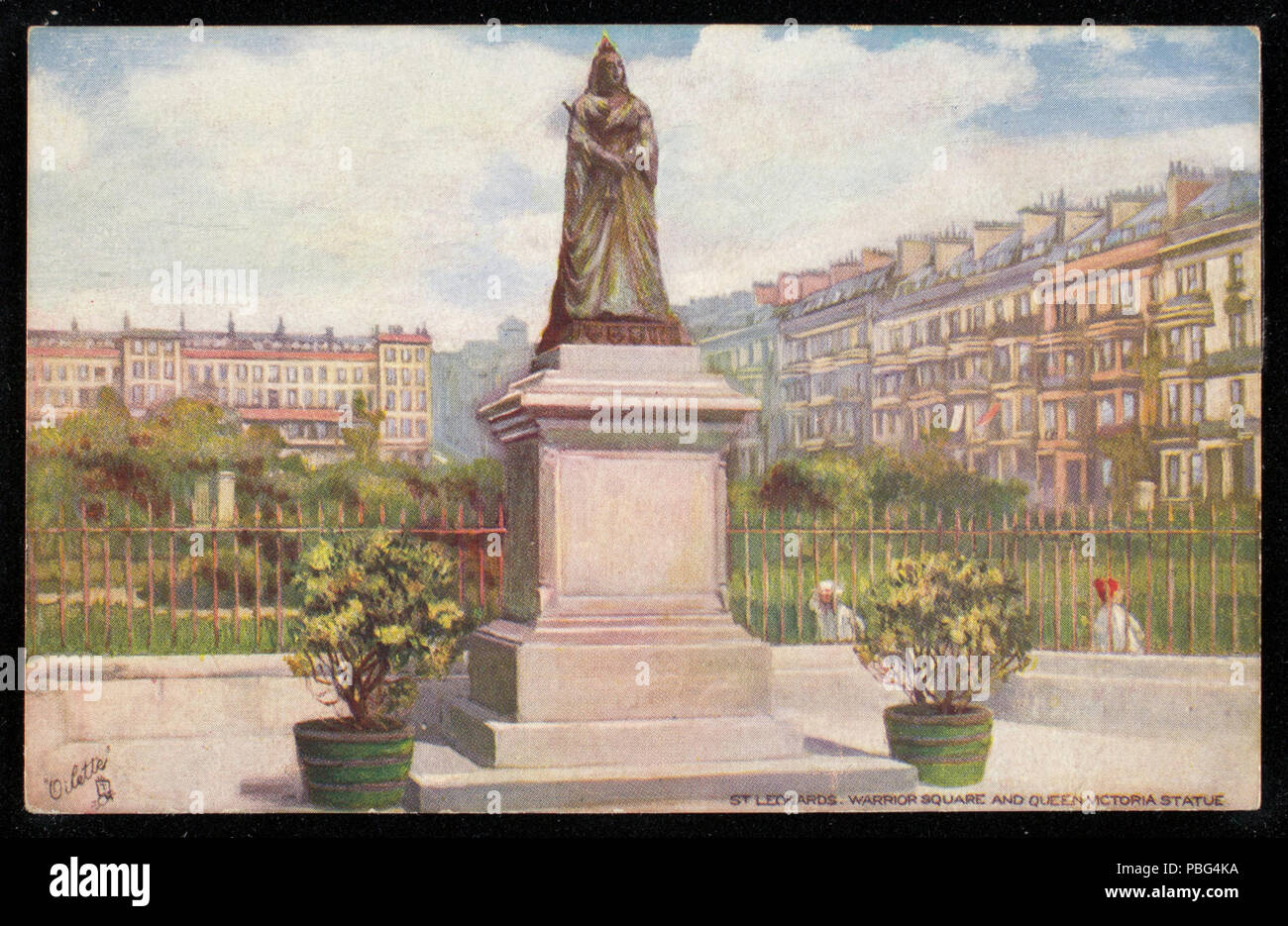 1562 St Leonards Warrior Square and Queen Victoria Statue (NBY 442581 ...