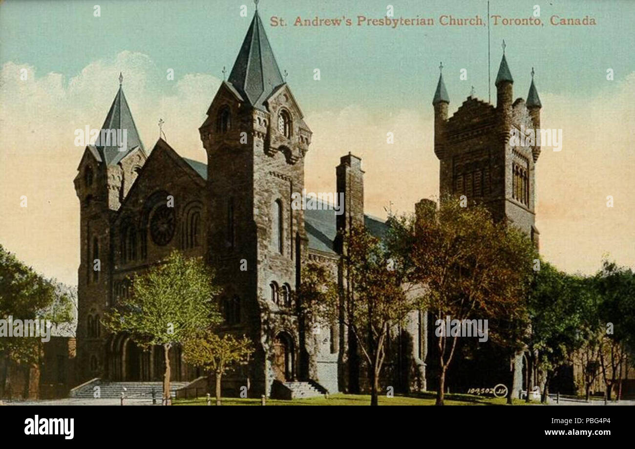 1562 St. Andrew's Presbyterian Church Toronto Stock Photo - Alamy