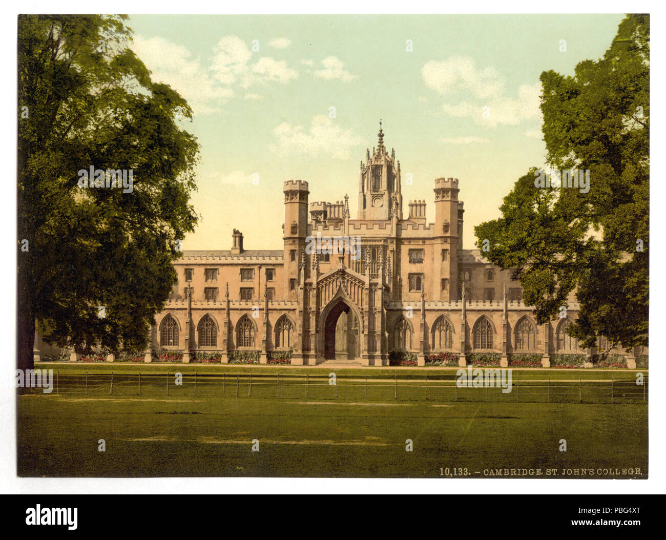 1564 St. John's College, Cambridge, England-LCCN2002696460 Stock Photo ...