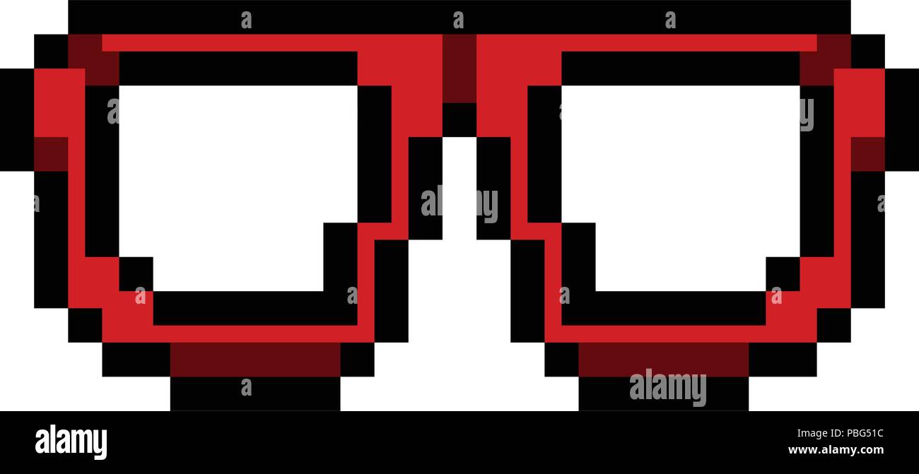 Isolated pixelated glasses icon Stock Vector Image & Art - Alamy