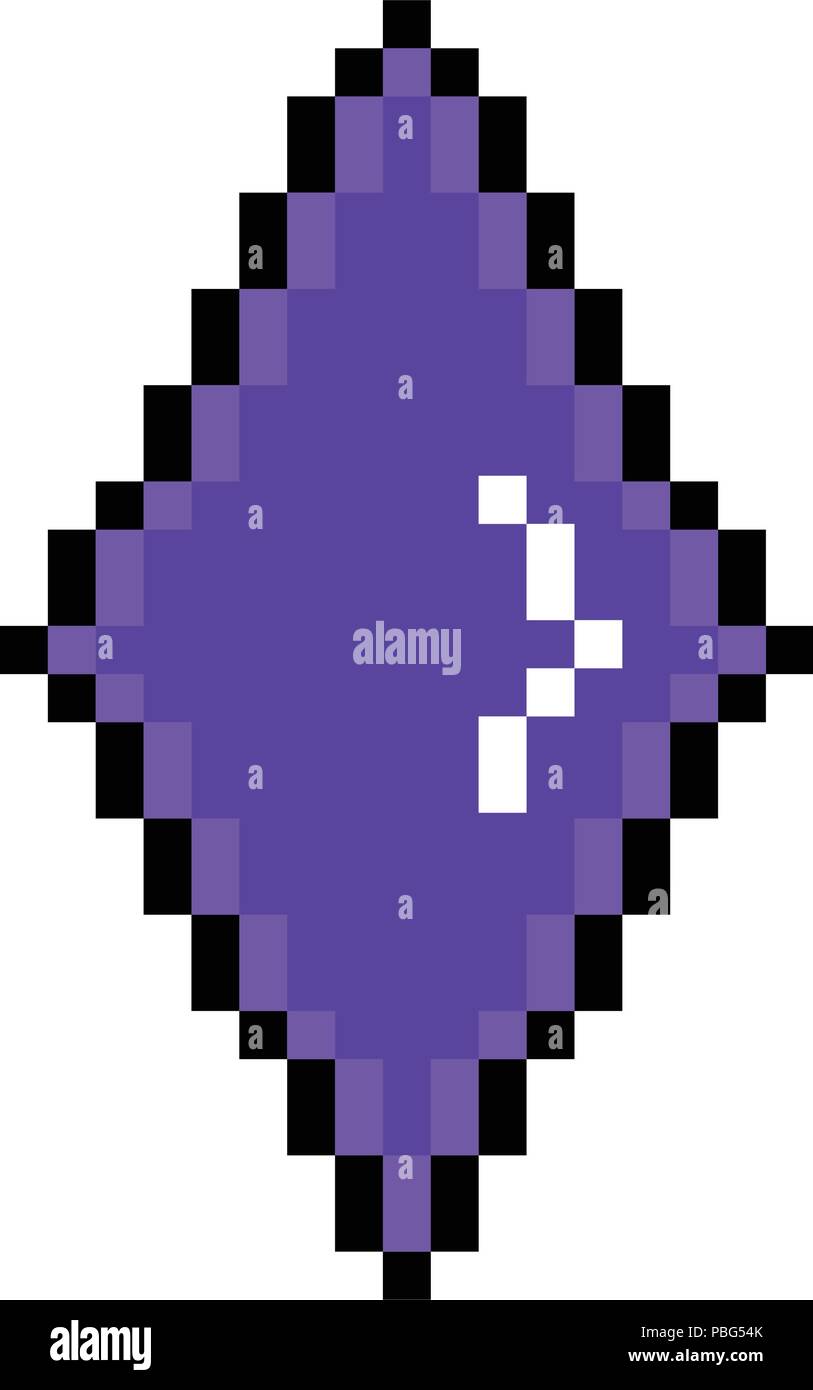 Isolated pixelated diamond icon Stock Vector Image & Art - Alamy