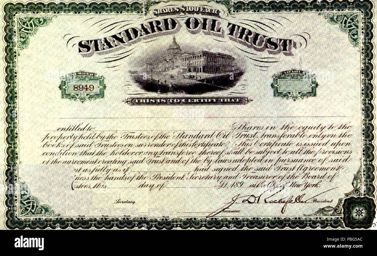 The history of the standard oil company hi-res stock photography and ...