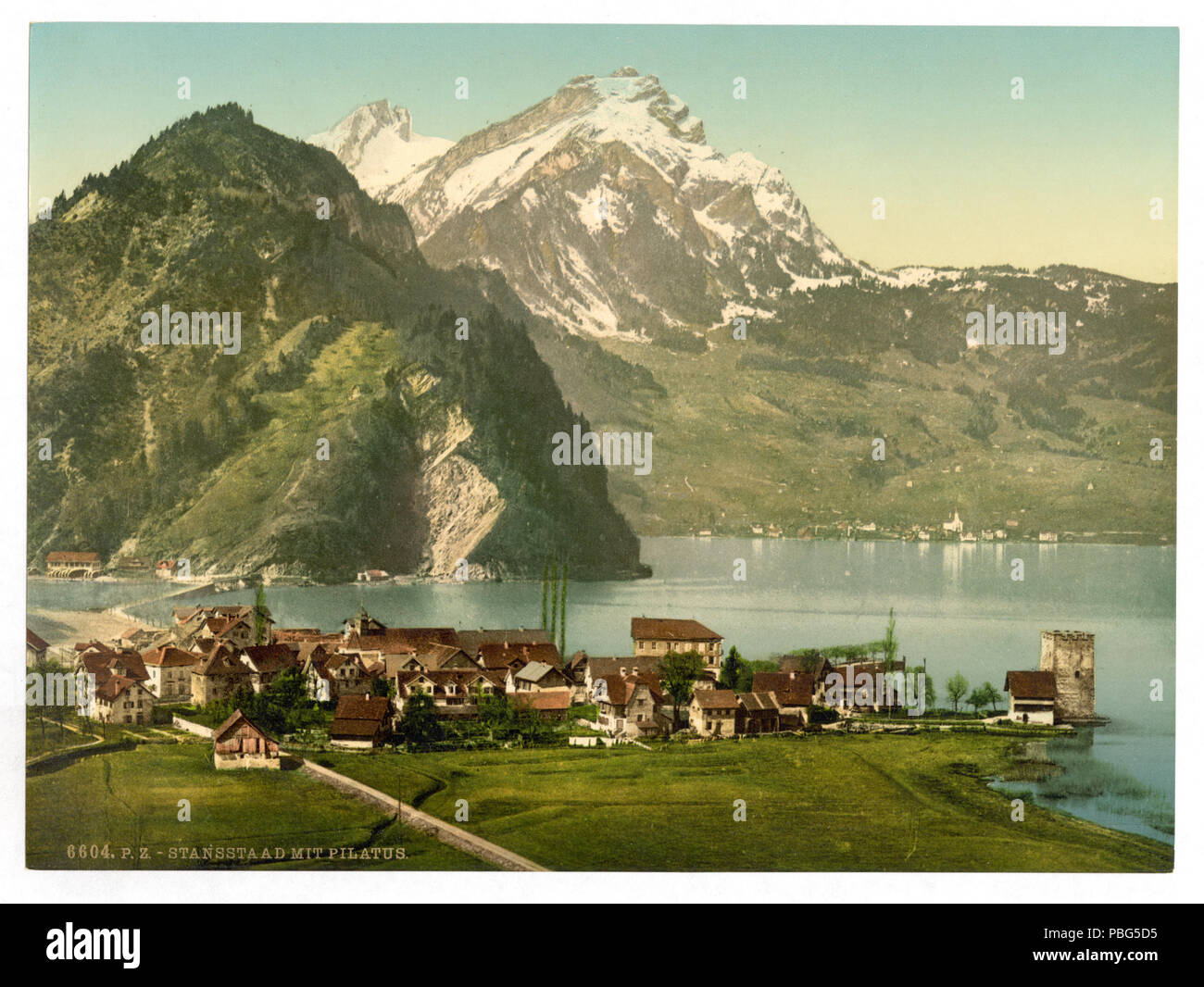 Map of lake lucerne hi-res stock photography and images - Alamy