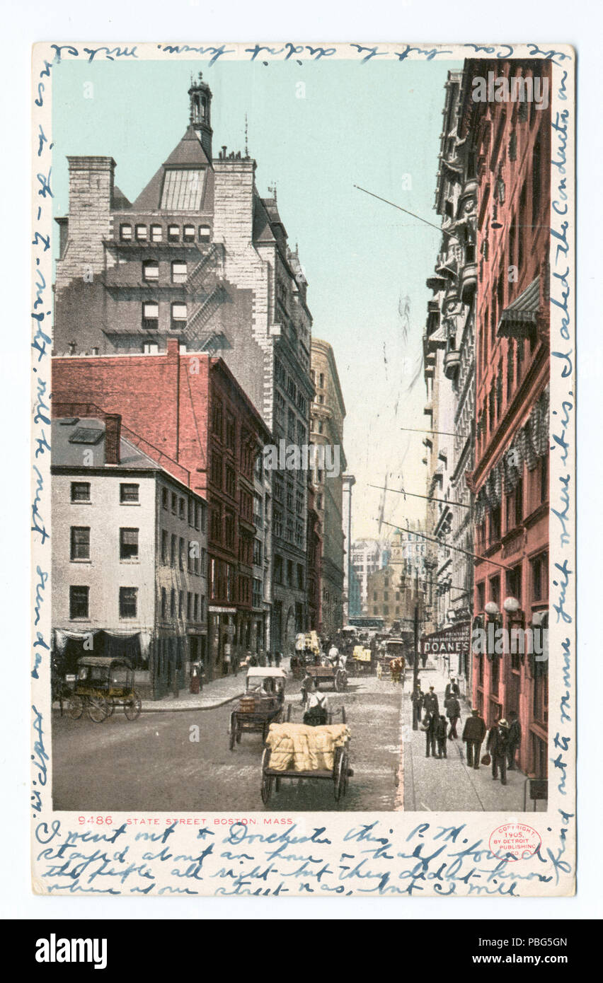 State street boston hi-res stock photography and images - Alamy