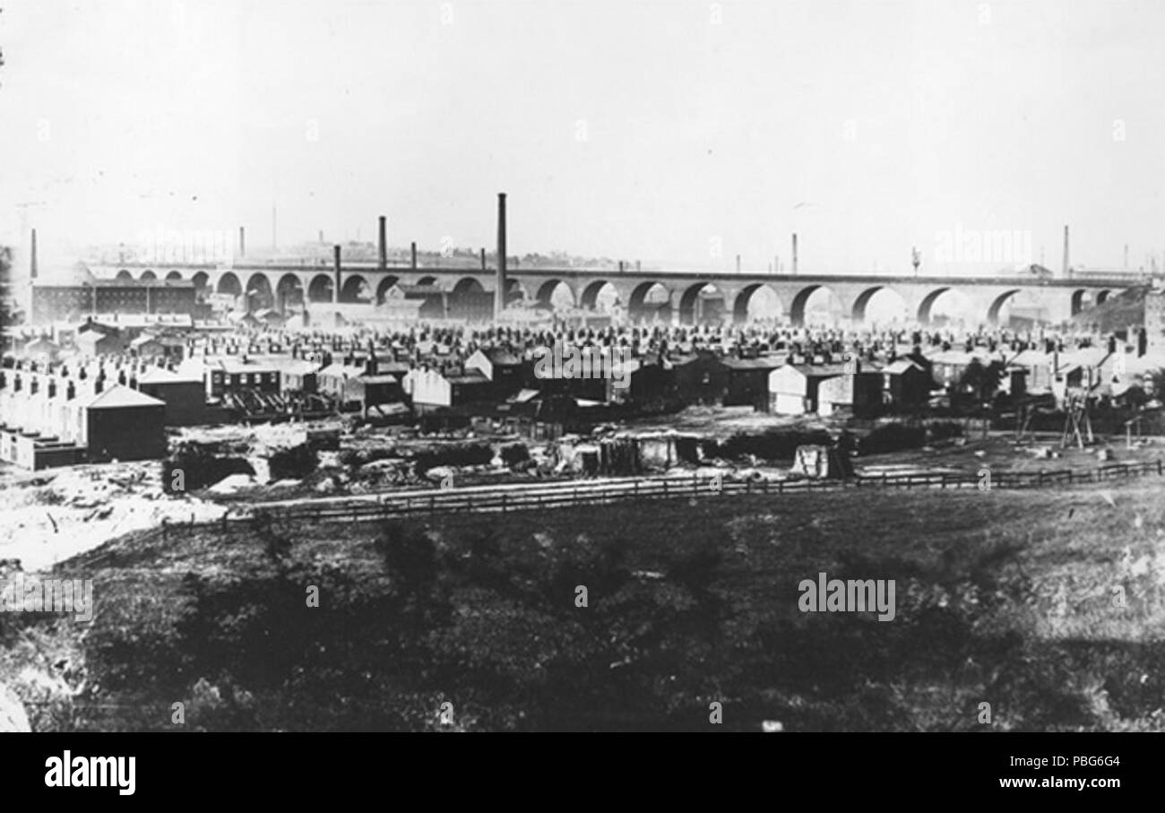 Victorian industrial landscape Black and White Stock Photos & Images ...