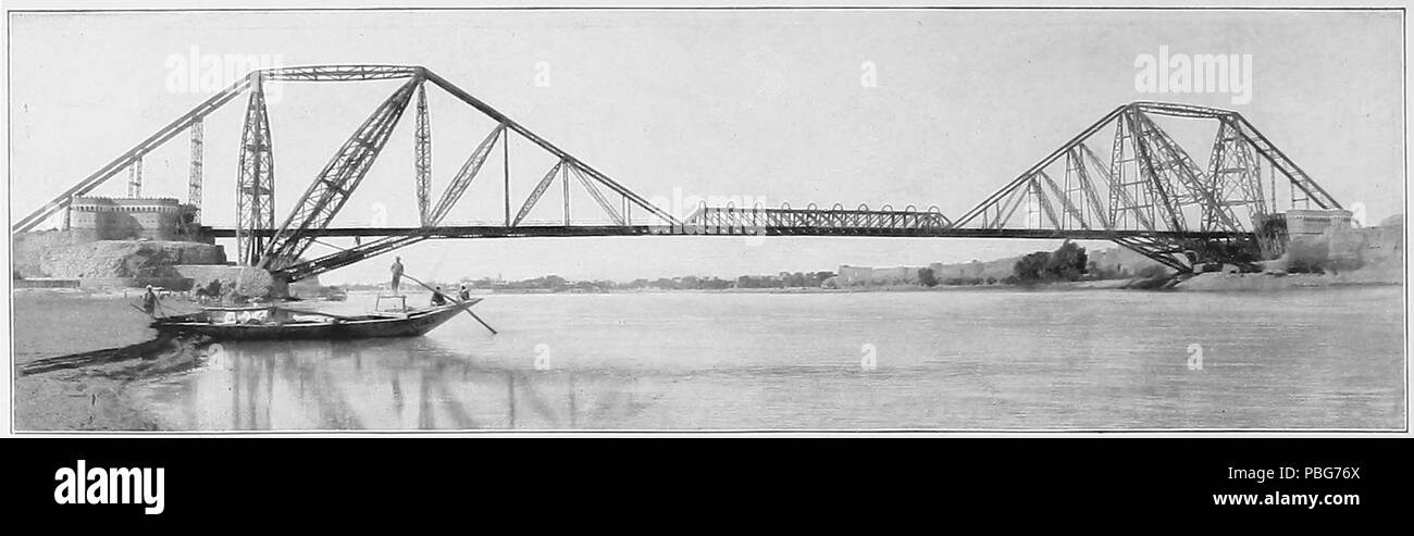. THE LANSDOWNE BRIDGE OVER THE INDUS- The beautiful cantilever railway ...