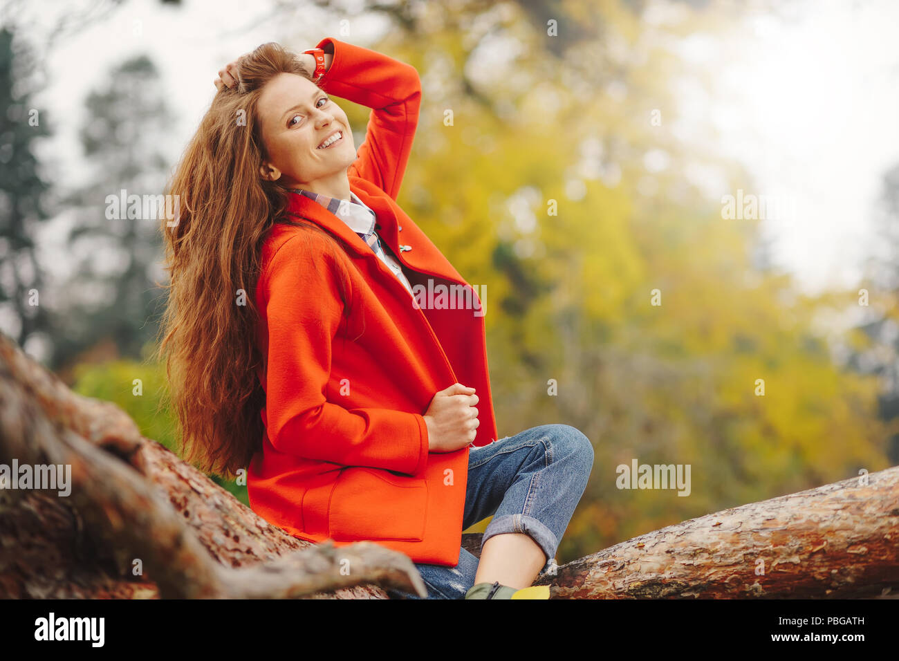 Playing with hair hi-res stock photography and images - Alamy
