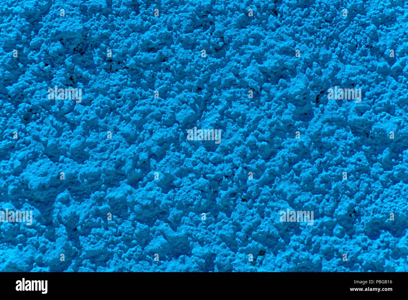 Ultra blue Concrete stucco cement wall texture, pattern for cover or ...