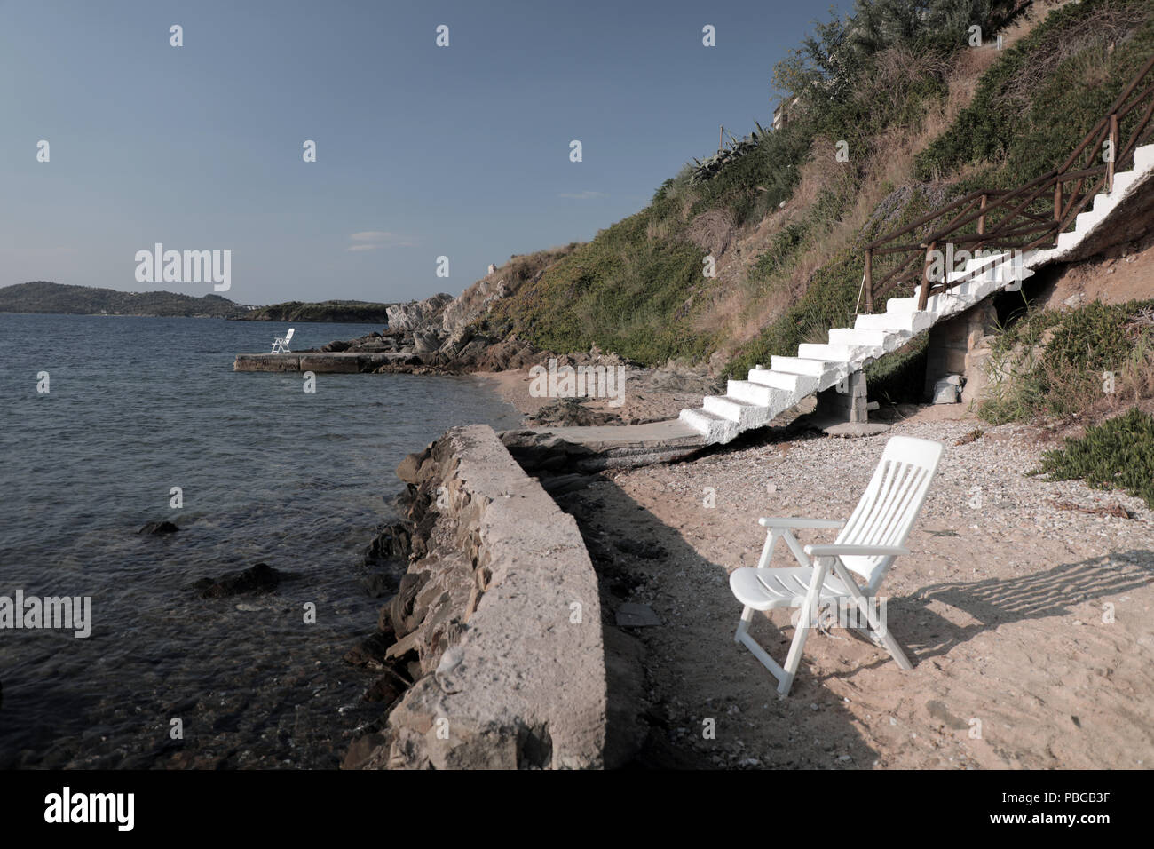 Ammouliani island beach hi-res stock photography and images - Alamy