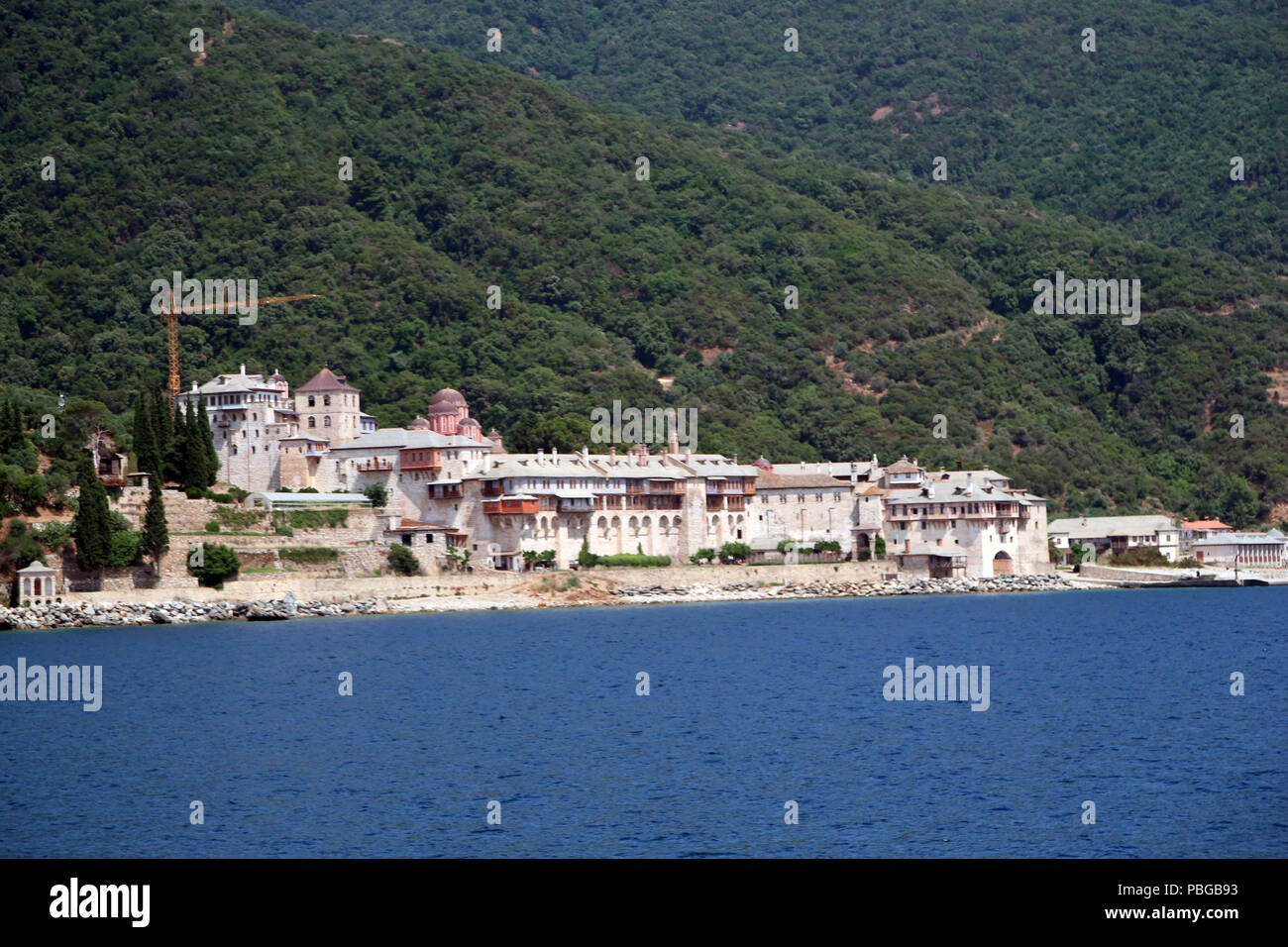 Greece, Mount Athos monasteries Stock Photo - Alamy