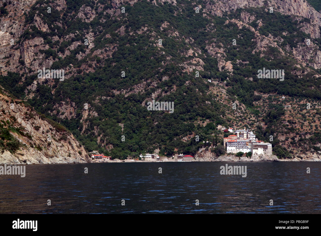 Greece, Mount Athos monasteries Stock Photo - Alamy