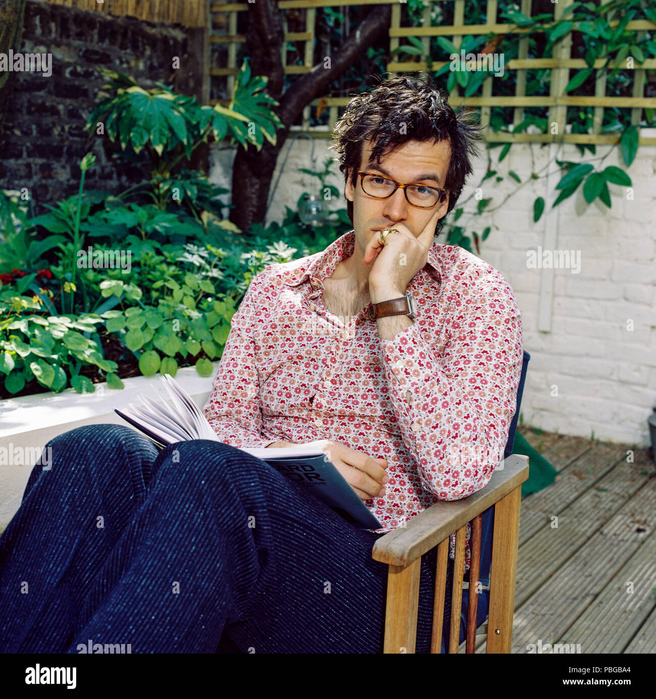 Marcus Brigstocke, English comedian, actor and satirist photographed in ...