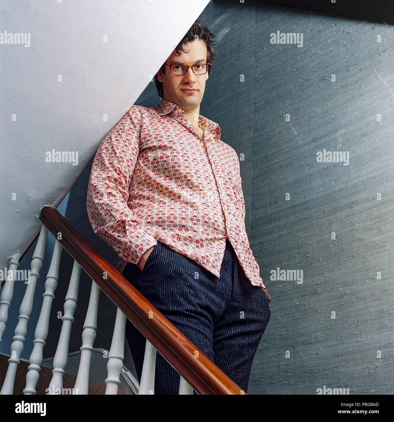 Marcus Brigstocke, English comedian, actor and satirist photographed in ...