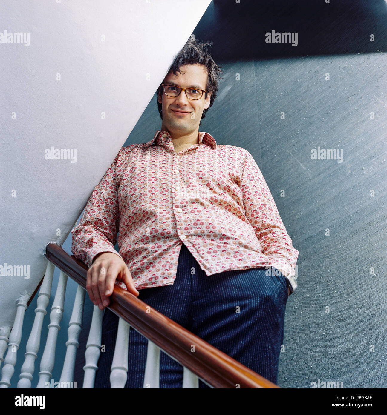 Marcus Brigstocke, English comedian, actor and satirist photographed in ...