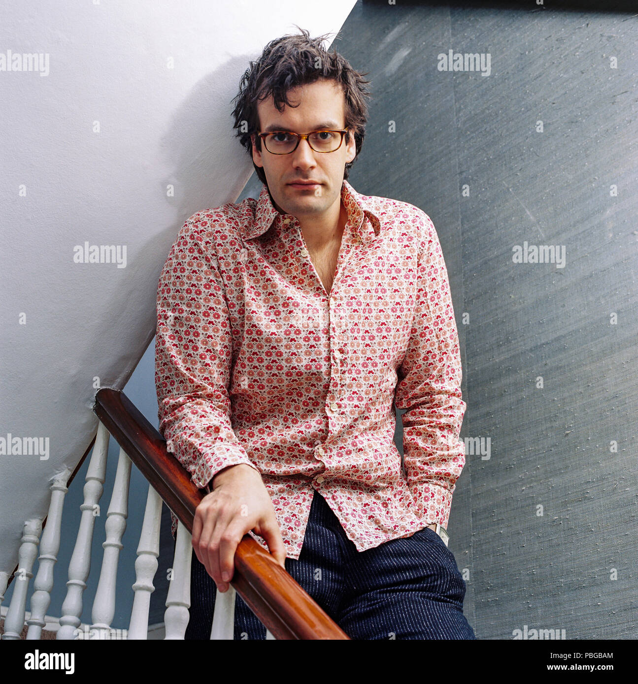 Marcus Brigstocke, English comedian, actor and satirist photographed in ...