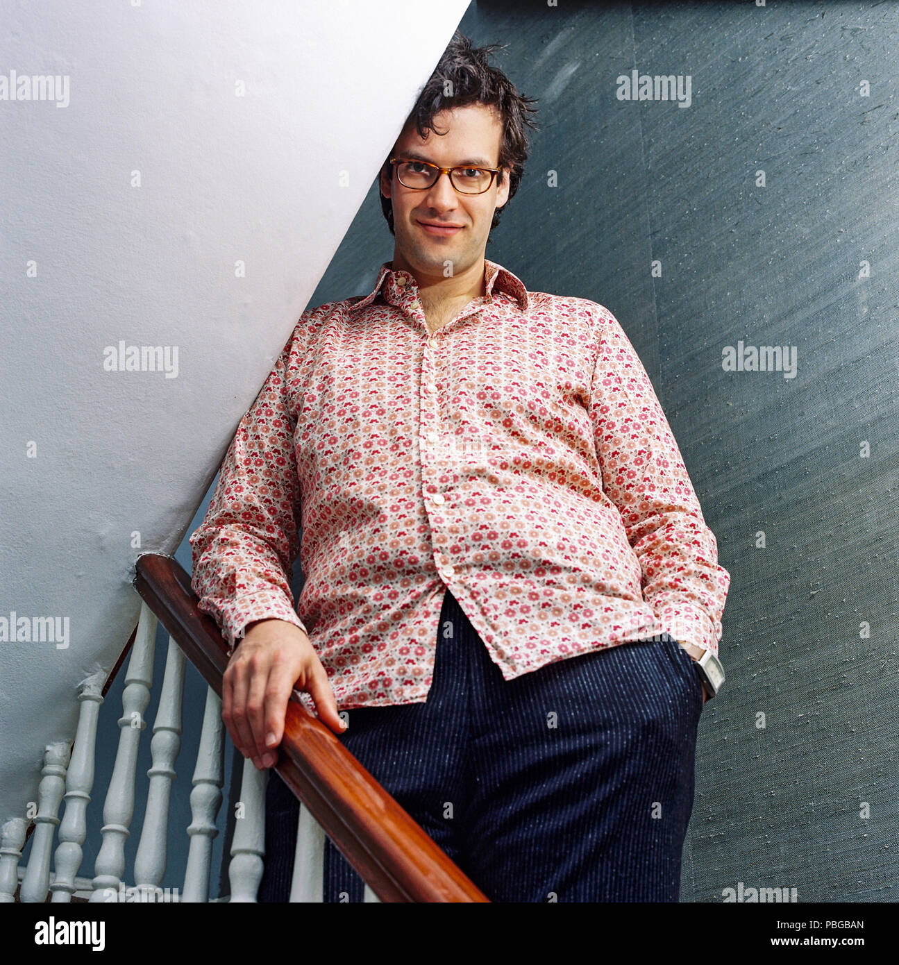 Marcus Brigstocke, English comedian, actor and satirist photographed in ...