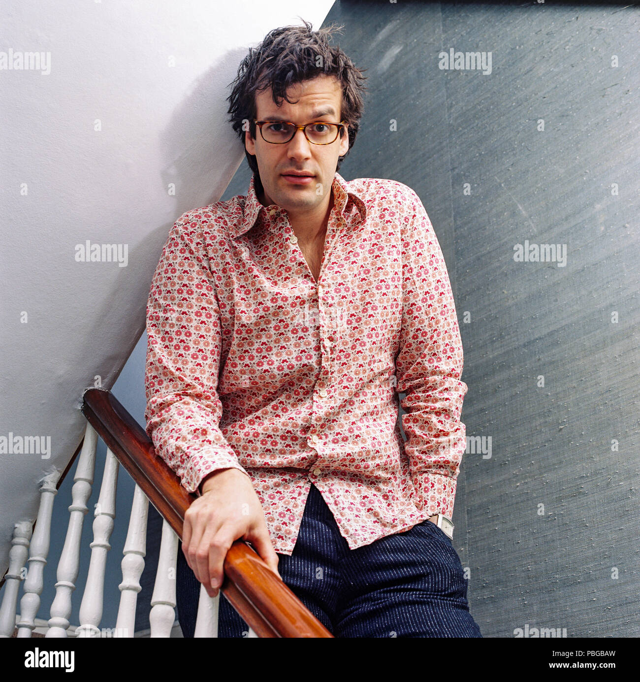 Marcus Brigstocke, English comedian, actor and satirist photographed in ...