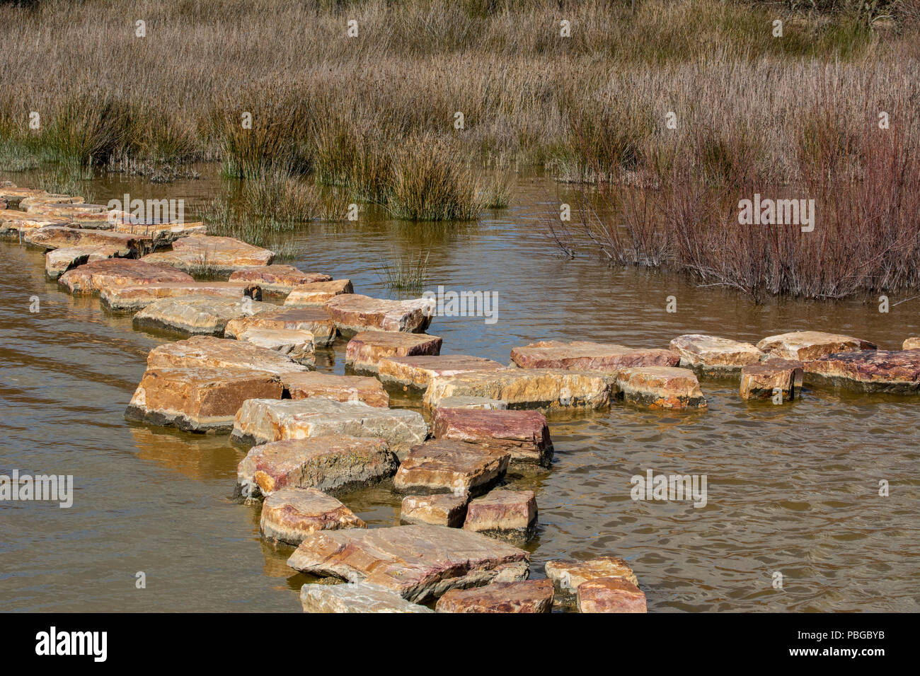 Stone Path Over Water High Resolution Stock Photography and Images - Alamy