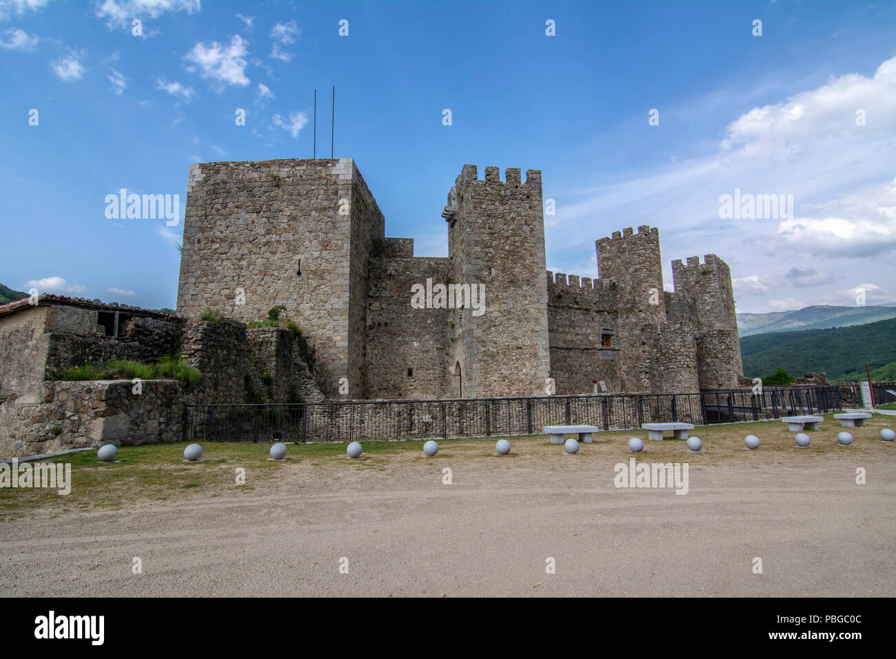 Montemayor del Rio; Salamanca; Spain, May 2017: Castle of Paradise in ...