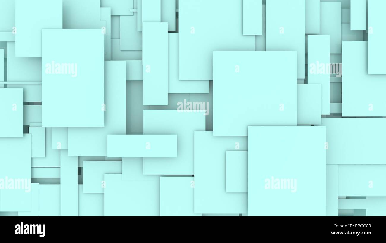 Illustration of moving blue rectangles abstract background Stock Photo ...