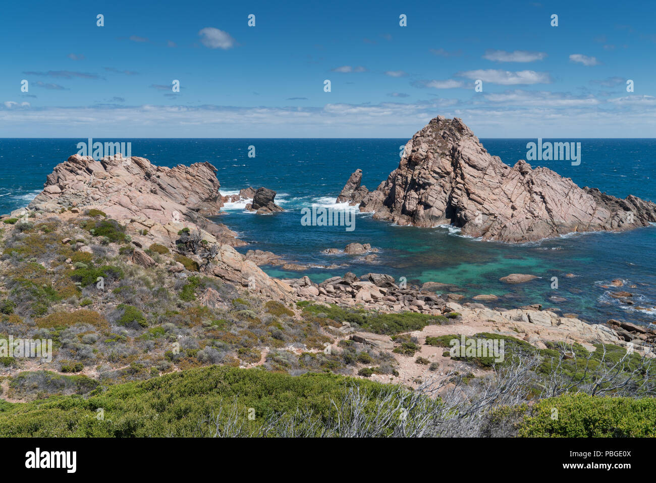 Beautiful coastal landscape of Cape Naturaliste, Leeuwin-Naturaliste ...