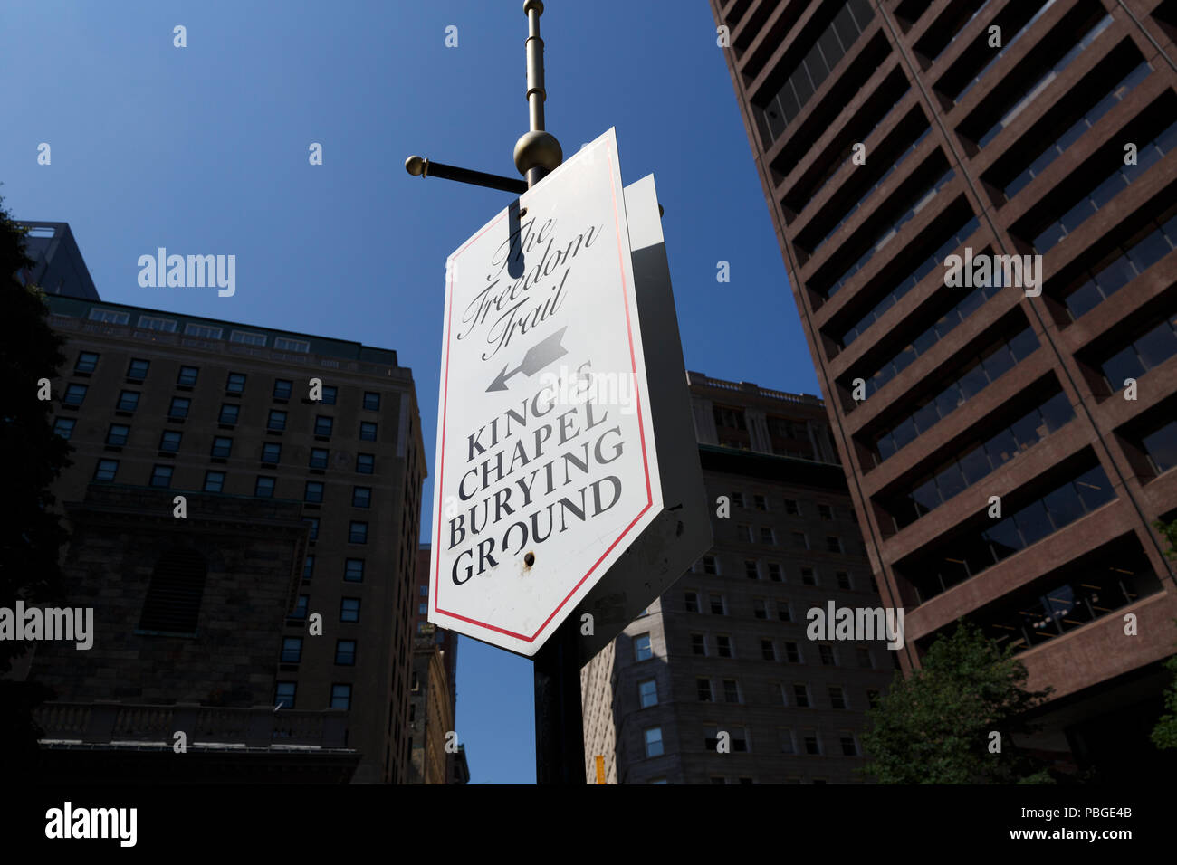 Boston freedom trail sign hi-res stock photography and images - Alamy