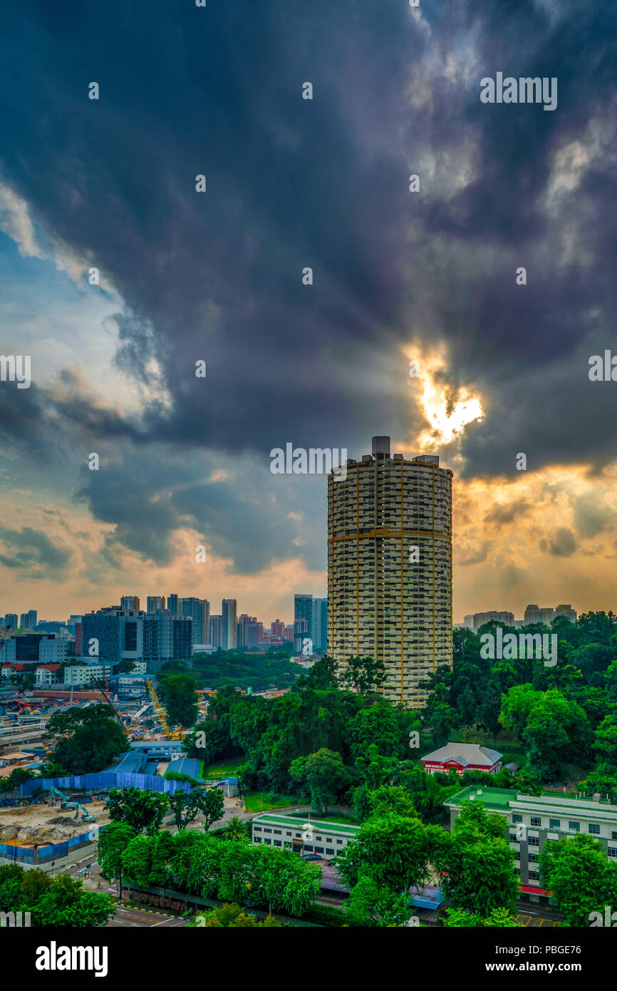 Afternoon City Sky