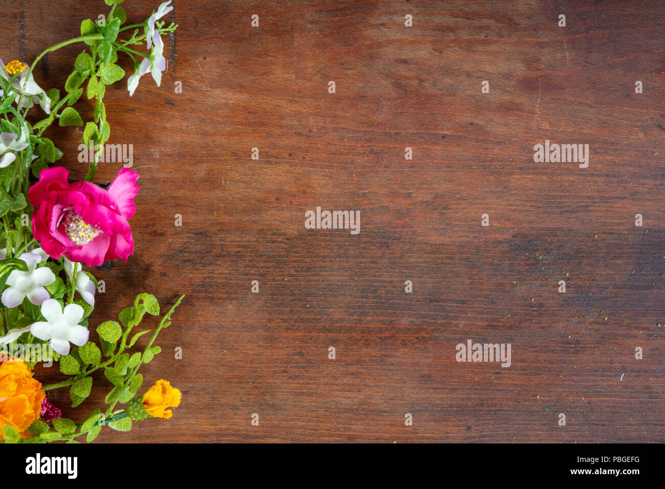 Colorful flower border hi-res stock photography and images - Alamy