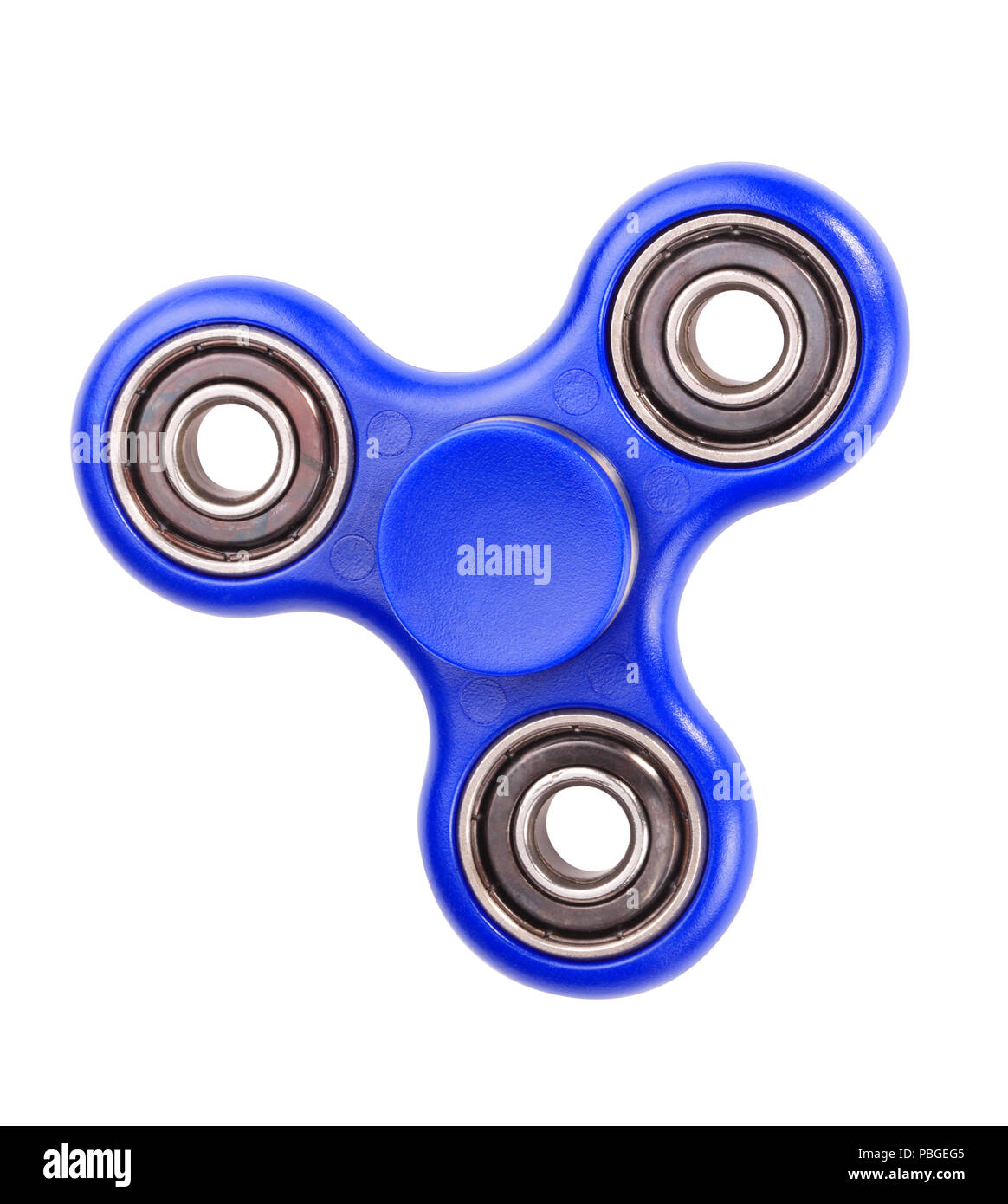 blue plastic toy isolated on white background at day Stock Photo - Alamy