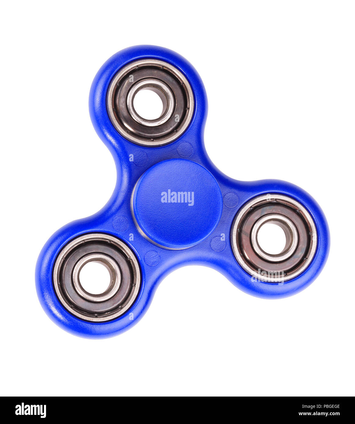 blue plastic toy isolated on white background at day Stock Photo - Alamy