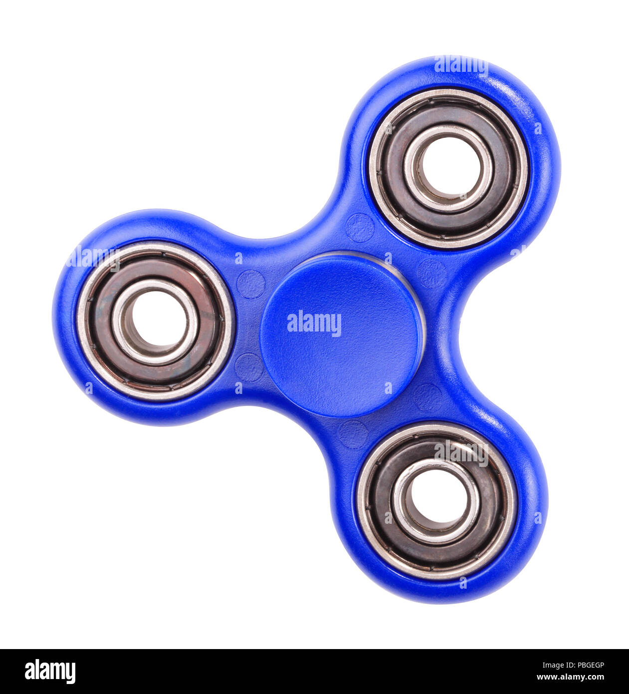 blue plastic toy isolated on white background at day Stock Photo - Alamy