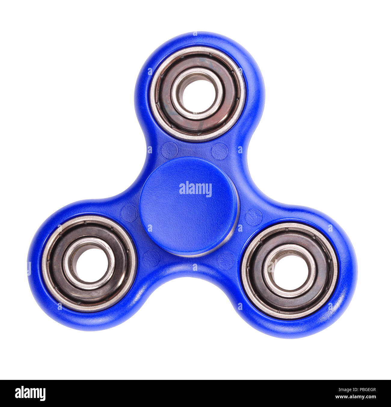 blue plastic toy isolated on white background at day Stock Photo - Alamy