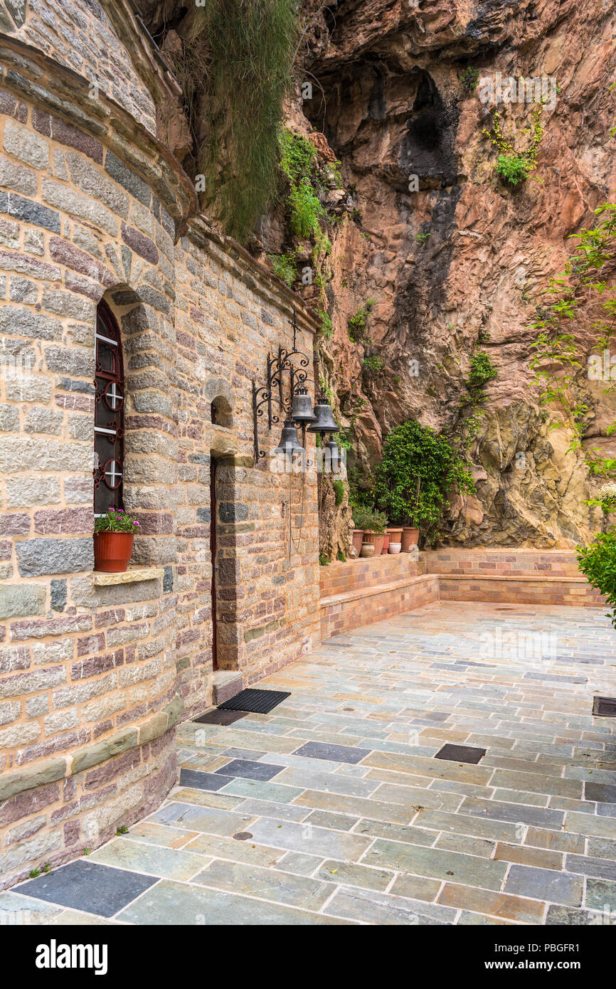 Inside Proussos monastery near Karpenisi town in Evrytania - Greece ...