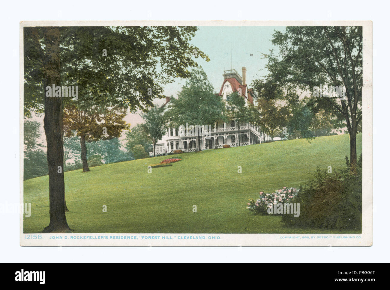 836 John D. Rockefeller's Residence, Forest Hill, Cleveland, Ohio (NYPL ...