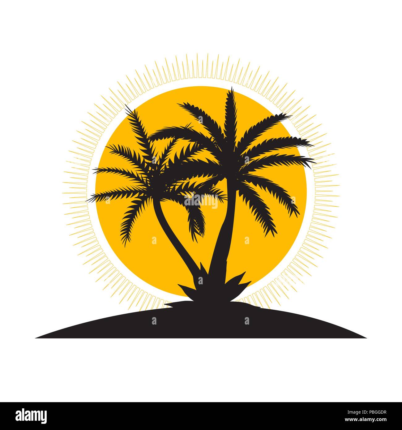 Beautiful branch icon over Cut Out Stock Images & Pictures - Alamy