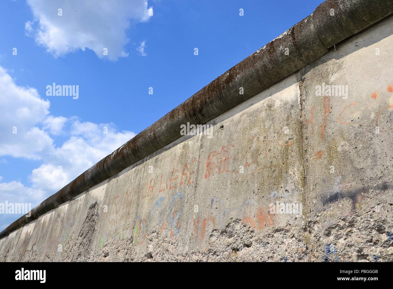 Remains of the Berlin Wall Stock Photo - Alamy