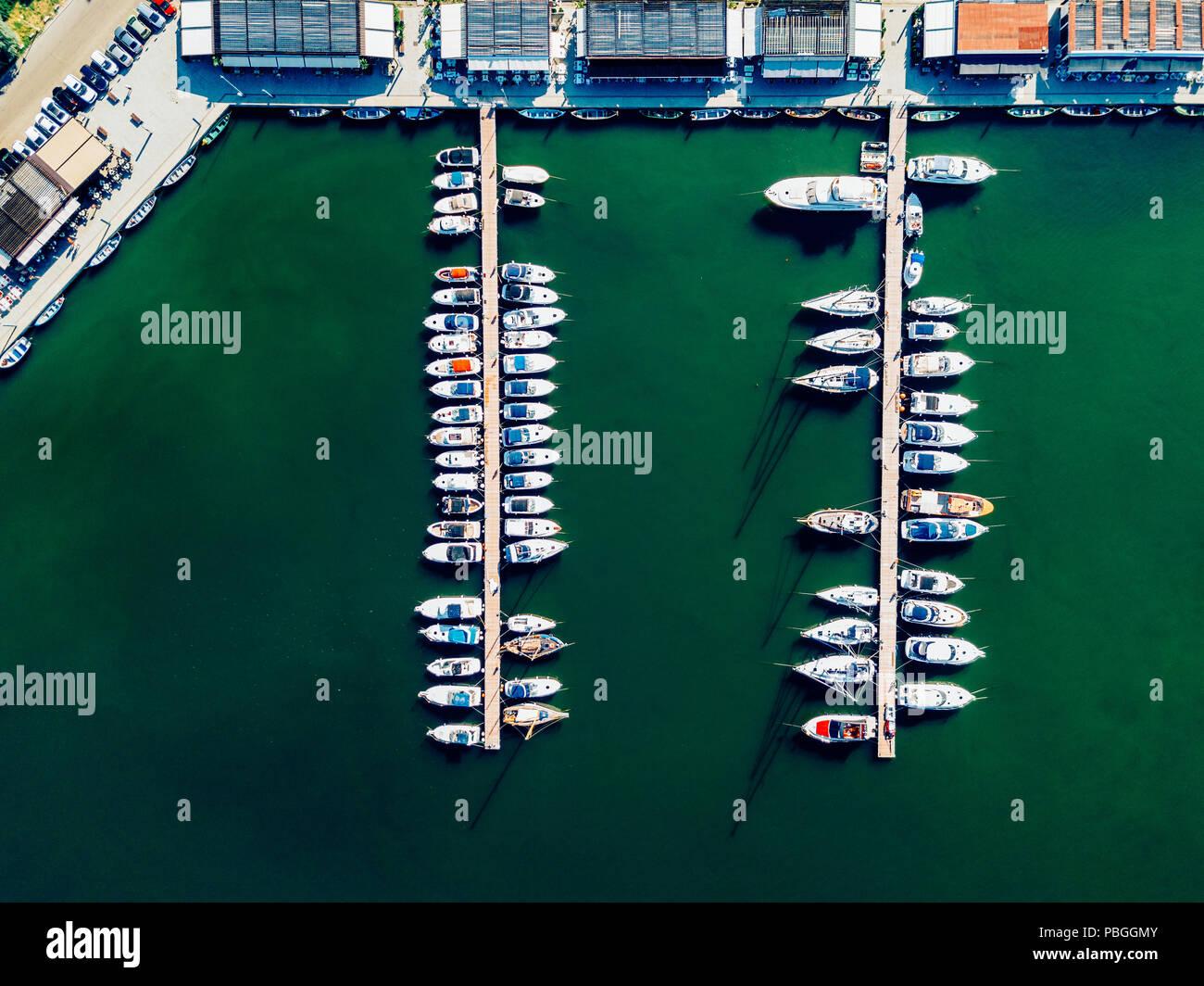 Sail ship birds eye view hi-res stock photography and images - Alamy
