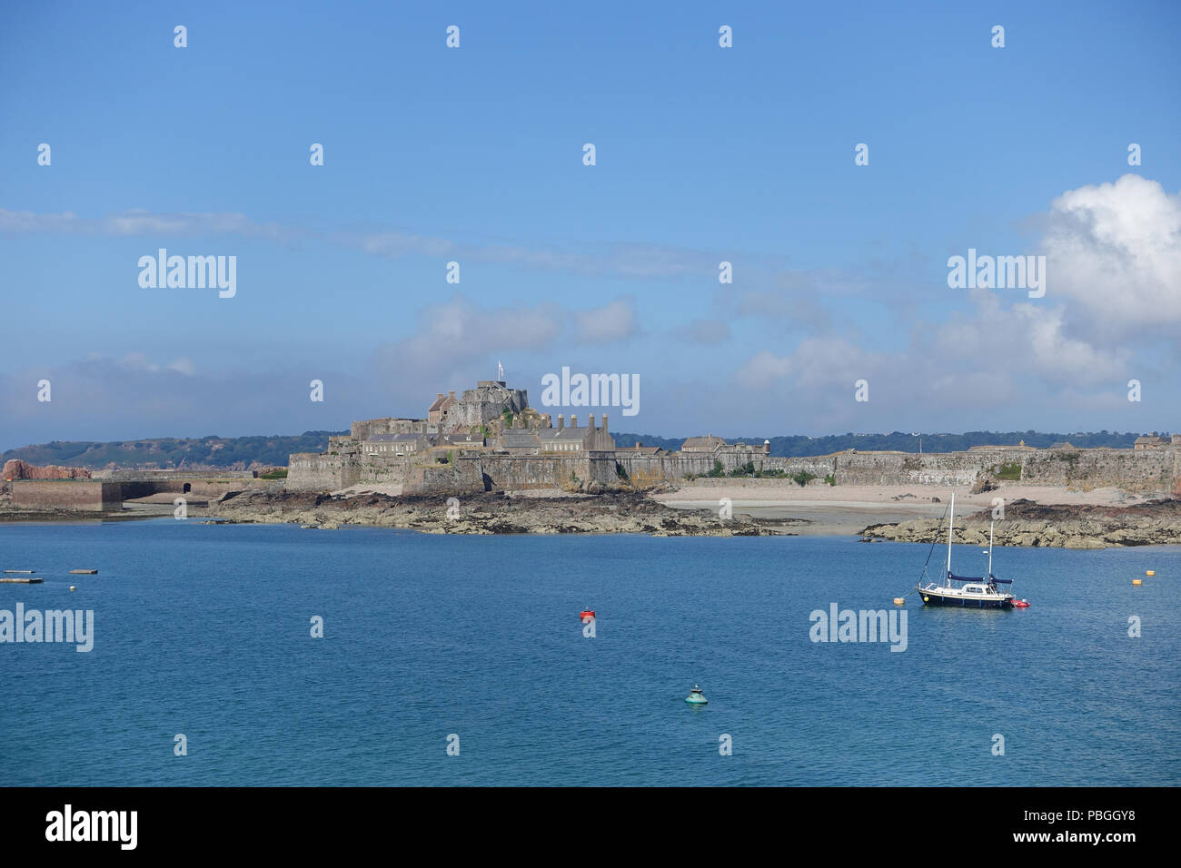 Elizabeth castle Jersey Stock Photo - Alamy