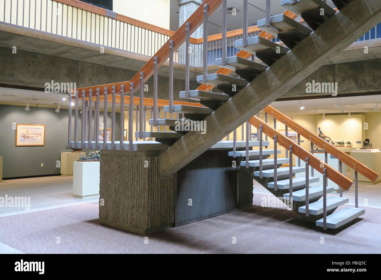 C.M. Russell Museum is in Great Falls, Montana, USA Stock Photo - Alamy