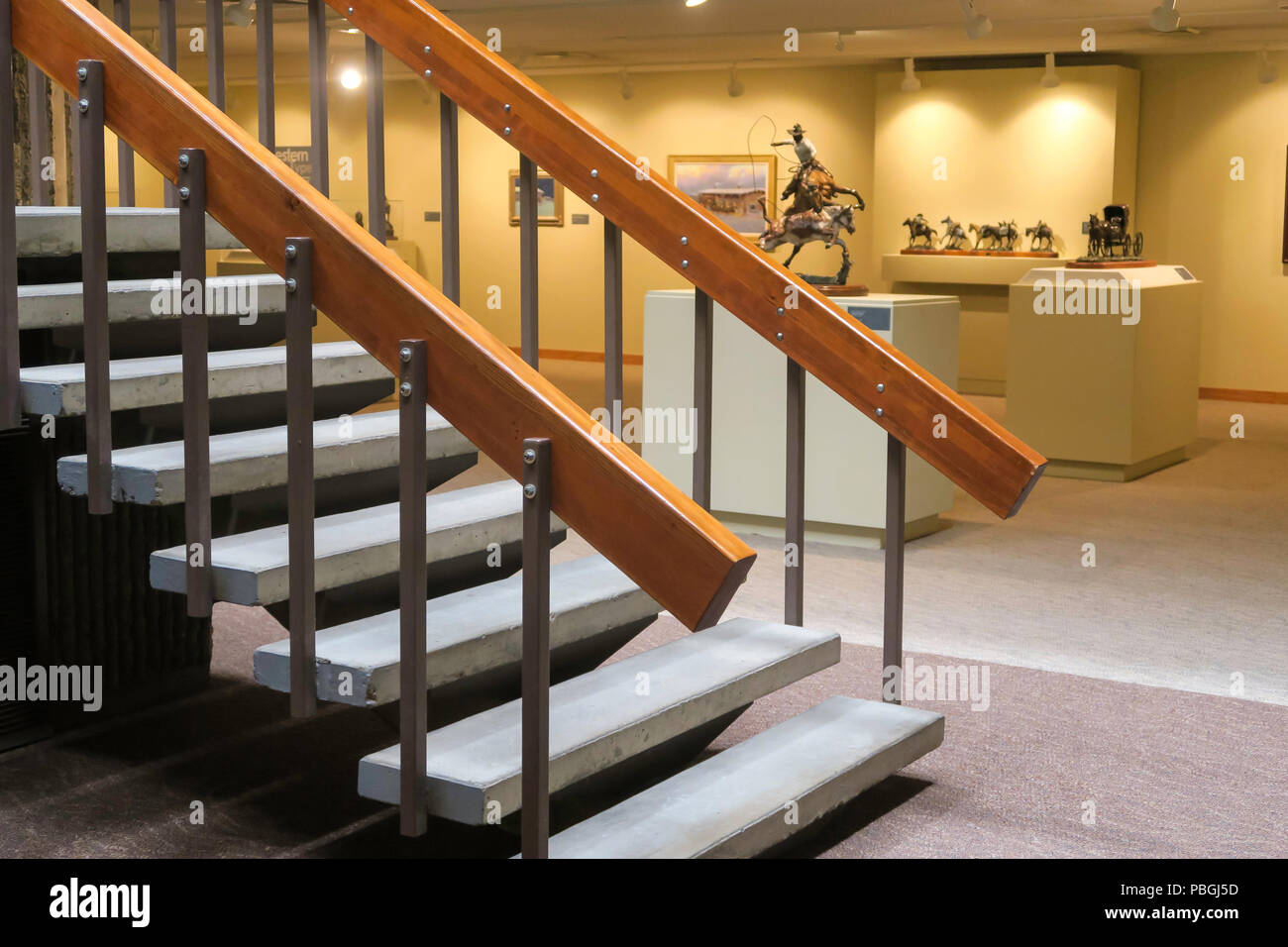 C.M. Russell Museum is in Great Falls, Montana, USA Stock Photo - Alamy