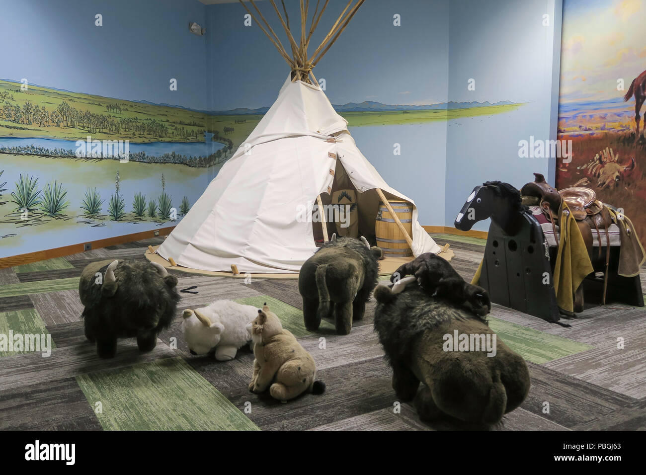 C.M. Russell Museum is in Great Falls, Montana, USA Stock Photo - Alamy