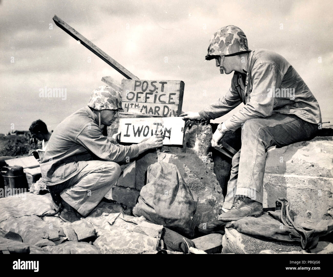 World war ii post office iwo jima hi-res stock photography and images ...