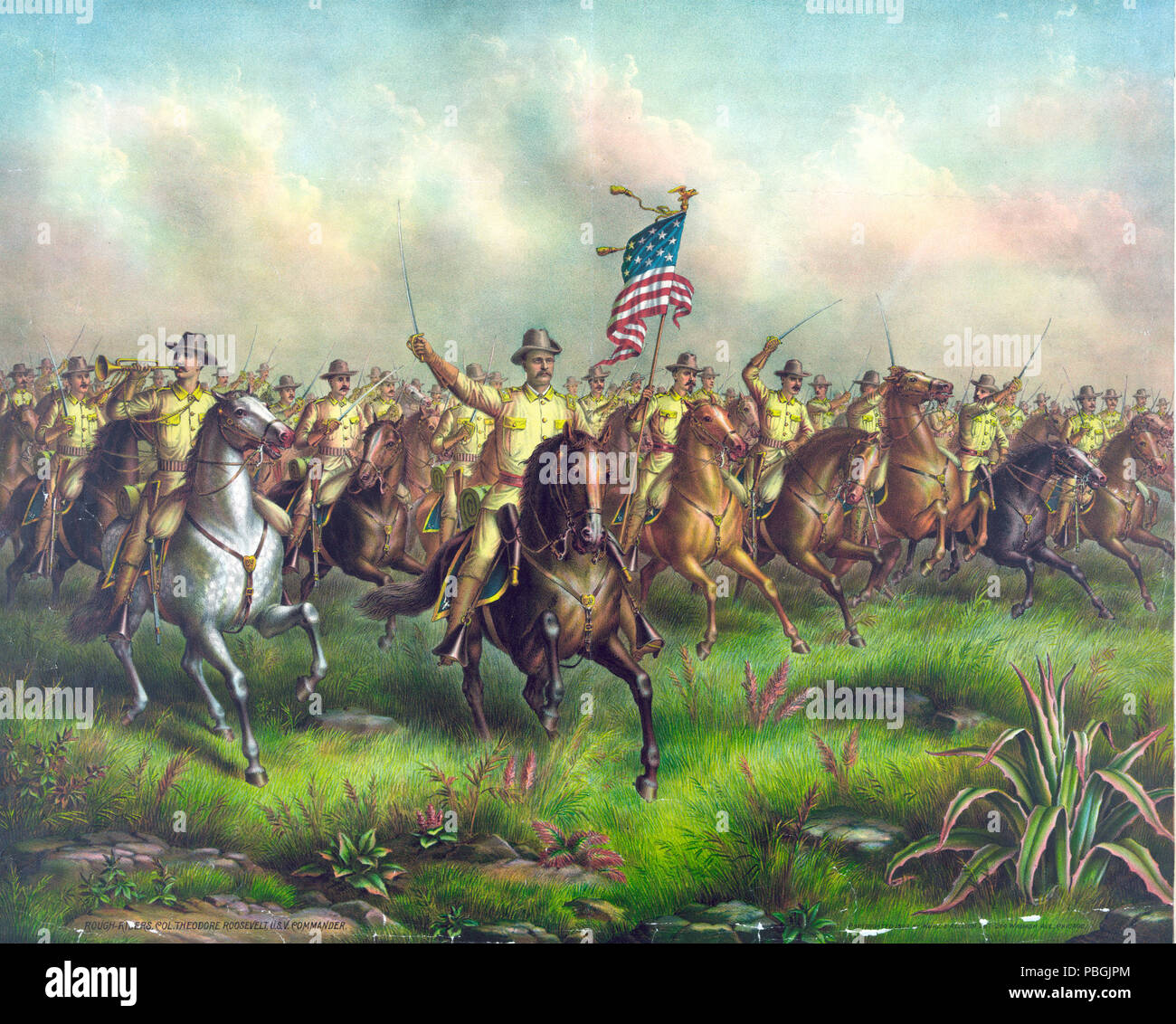 Roosevelt rough riders hi-res stock photography and images - Alamy
