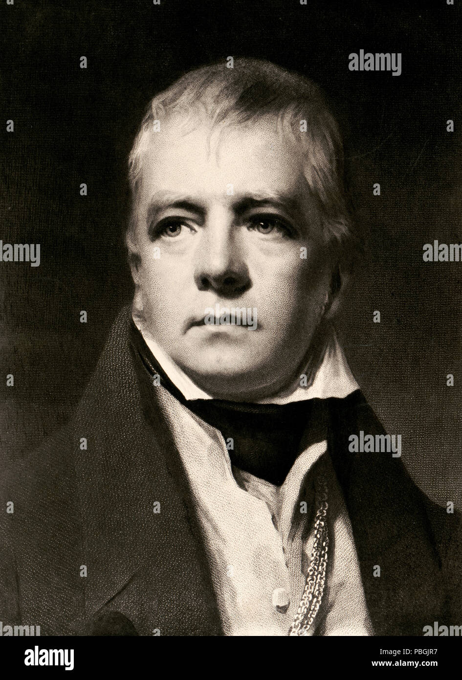Sir Walter Scott Stock Photo - Alamy