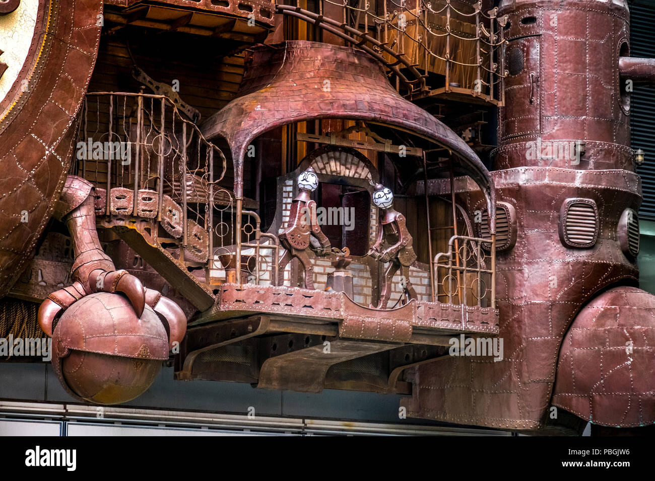 Ni-Tele Really Big Clock or Giant Ghibli Clock, the largest animated ...