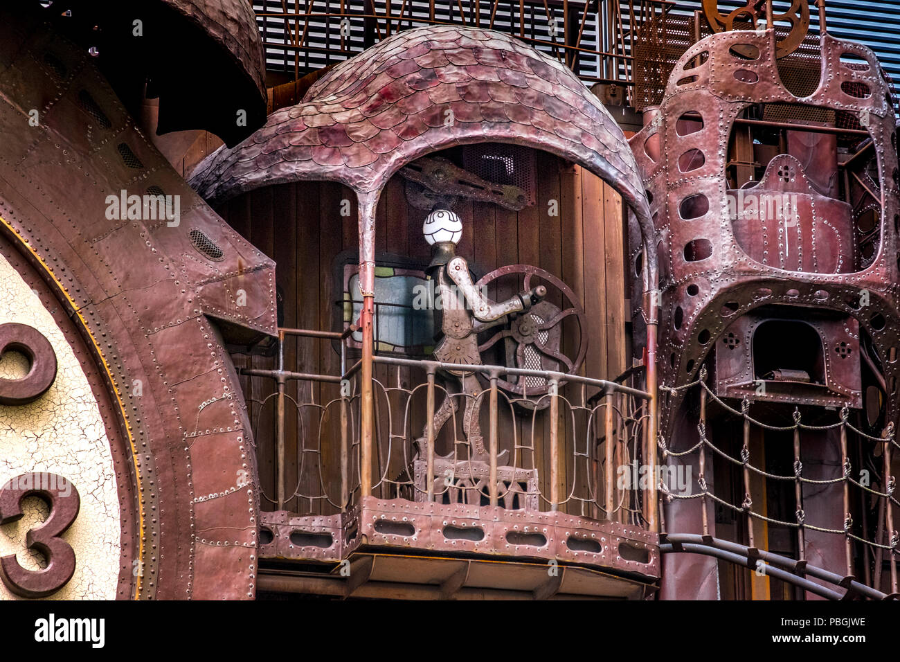 Ni-Tele Really Big Clock or Giant Ghibli Clock, the largest animated ...