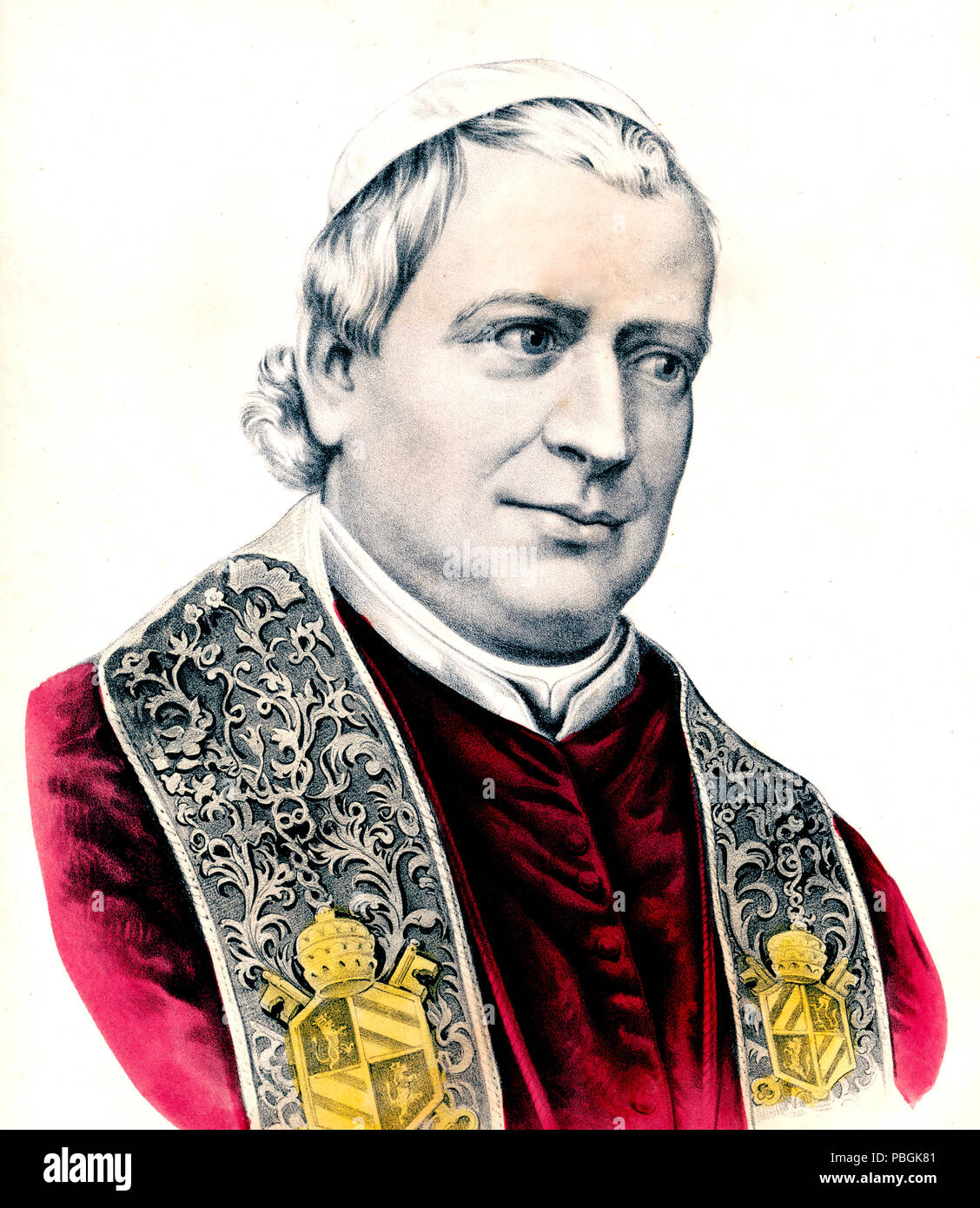Pope Pius IX Stock Photo - Alamy