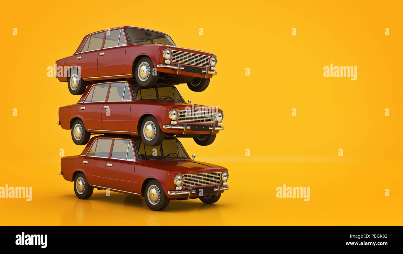 3d rendering vintage car hi-res stock photography and images - Alamy